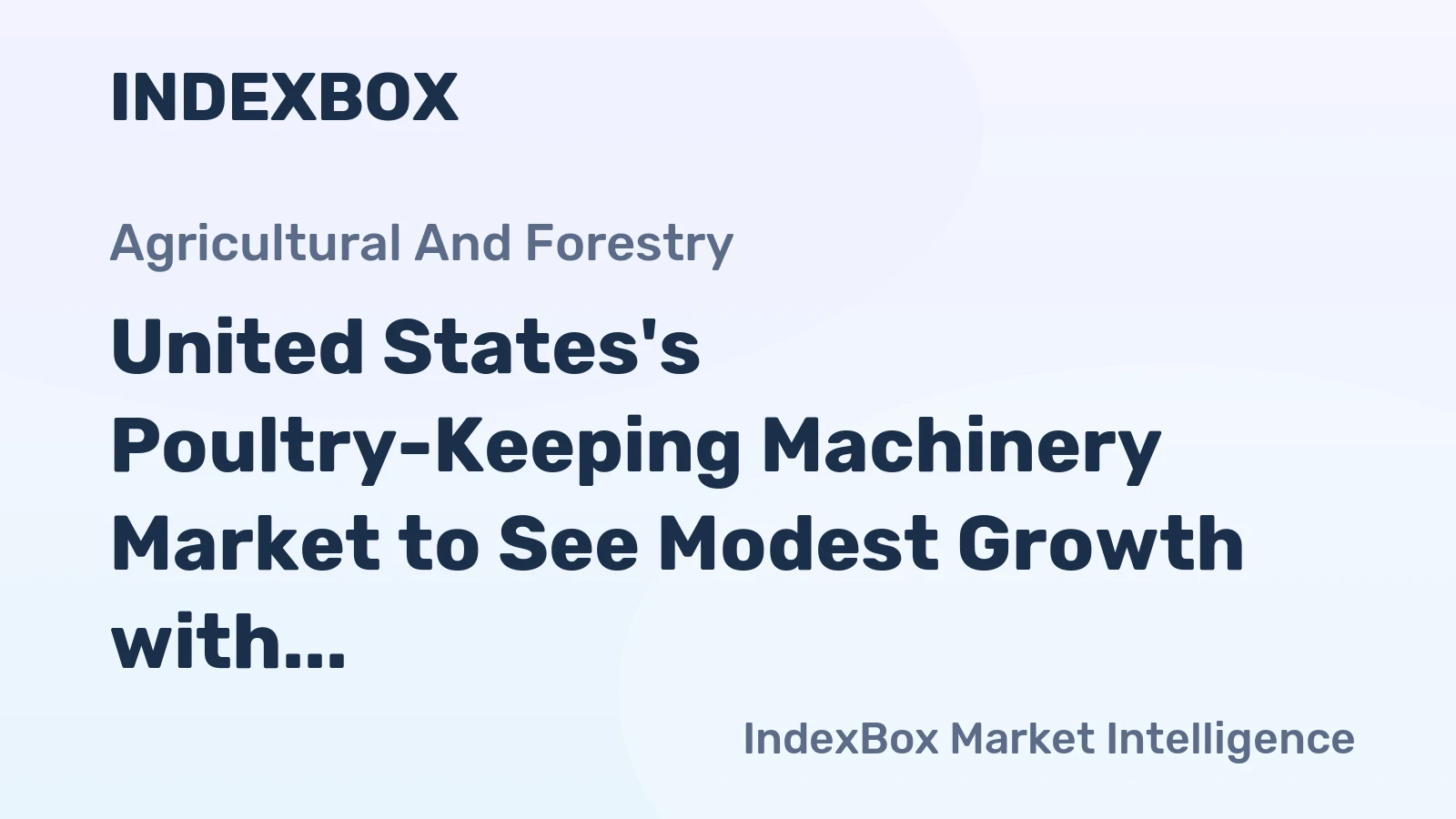United States's Poultry-Keeping Machinery Market to See Modest Growth with +1.4% CAGR through 2035
