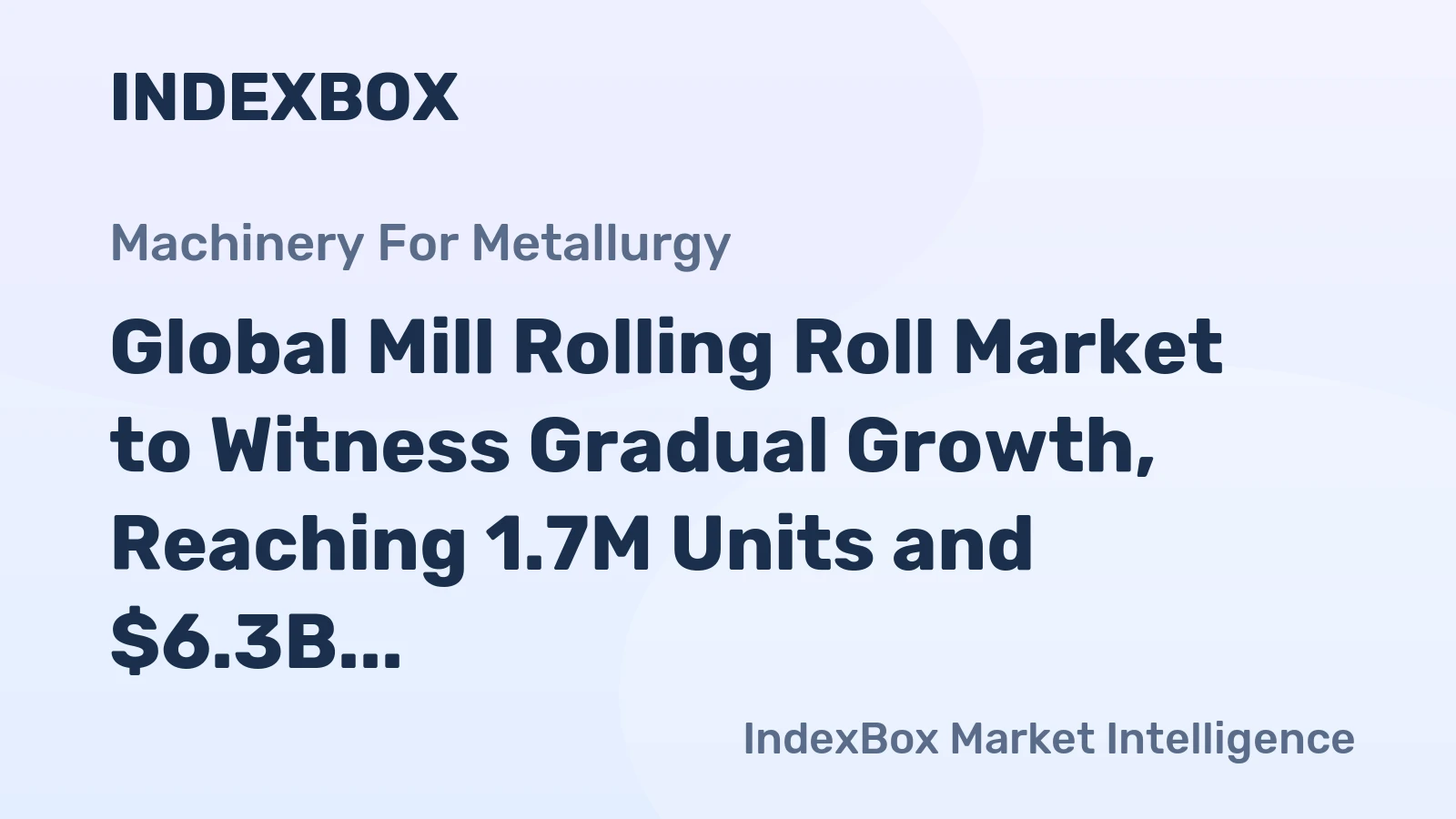 Global Mill Rolling Roll Market to Witness Gradual Growth, Reaching 1.7M Units and $6.3B by 2035