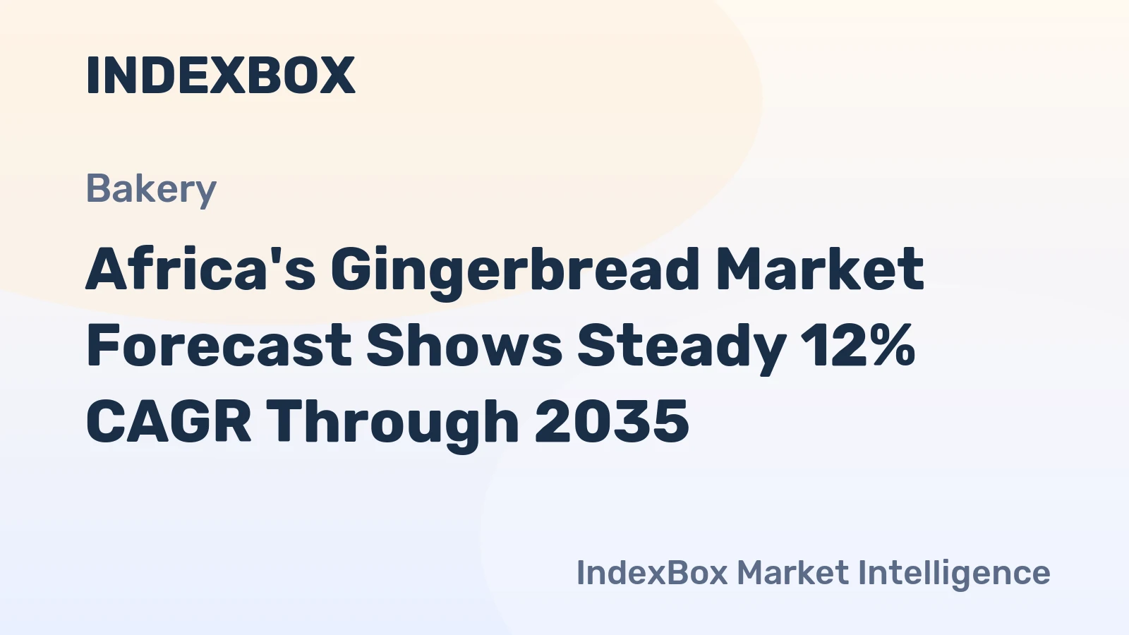 Africa's Gingerbread Market Forecast Shows Steady 12% CAGR Through 2035