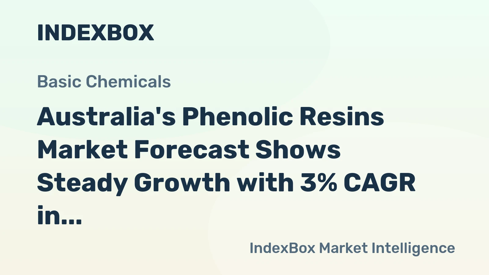 Australia's Phenolic Resins Market Forecast Shows Steady Growth with 3% CAGR in Value Through 2035
