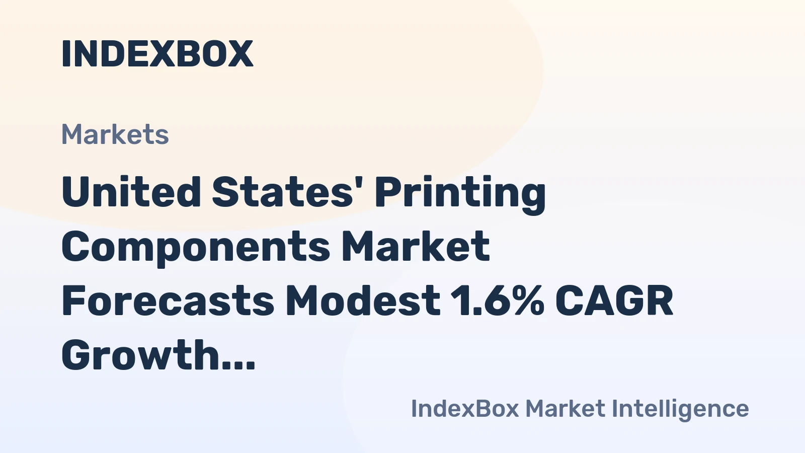 United States' Printing Components Market Forecasts Modest 1.6% CAGR Growth Through 2035