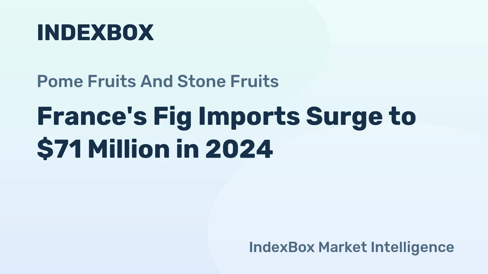 France's Fig Imports Surge to $71 Million in 2024