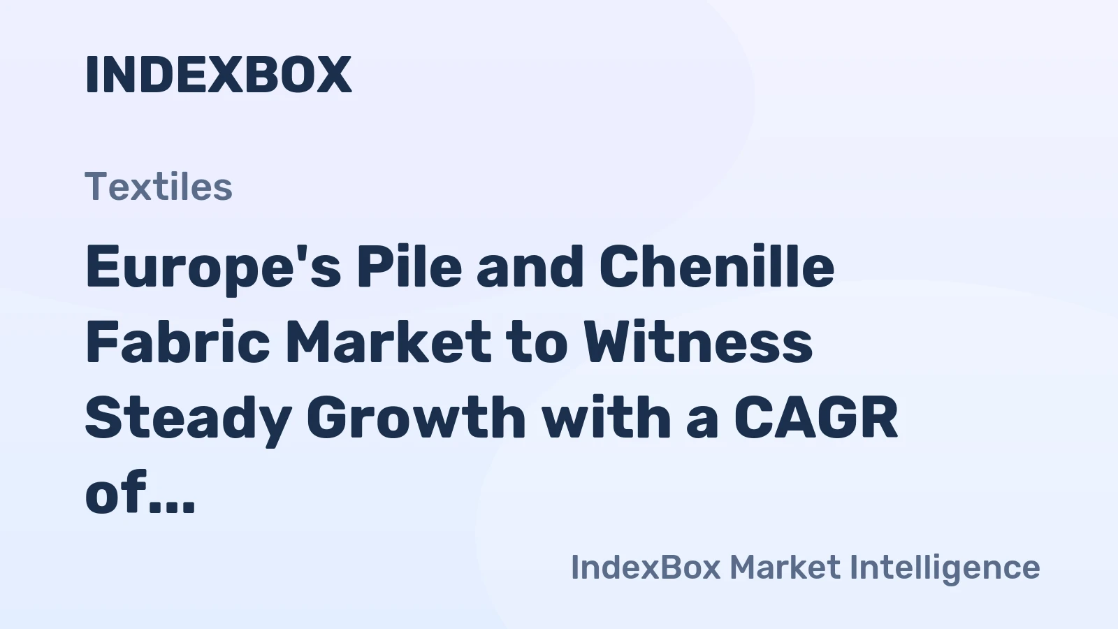 Europe's Pile and Chenille Fabric Market to Witness Steady Growth with a CAGR of +2.0% from 2024 to 2035