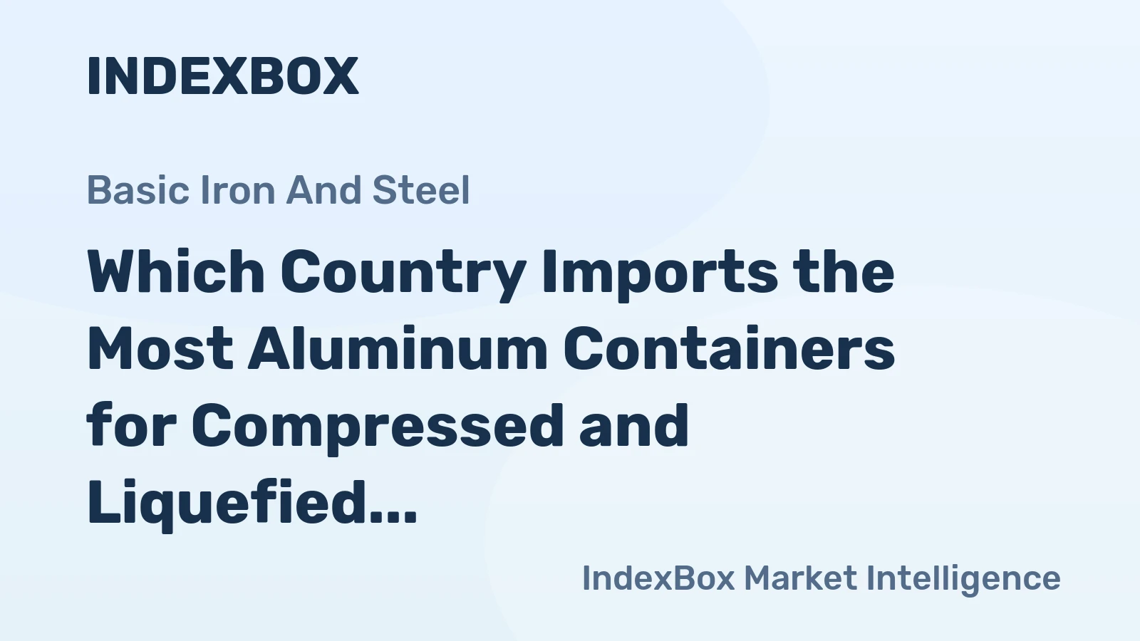 Which Country Imports the Most Aluminum Containers for Compressed and Liquefied Gas in the World?