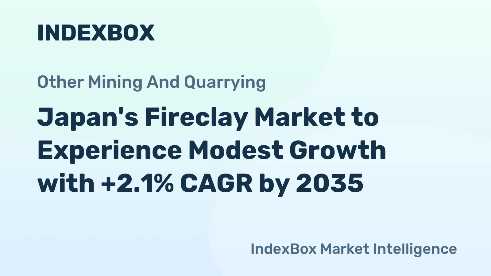 Japan's Fireclay Market to Experience Modest Growth with +2.1% CAGR by 2035