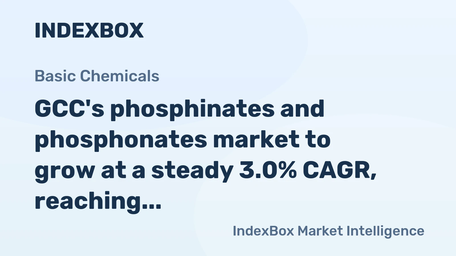 GCC's phosphinates and phosphonates market to grow at a steady 3.0% CAGR, reaching $9.7M by 2035.