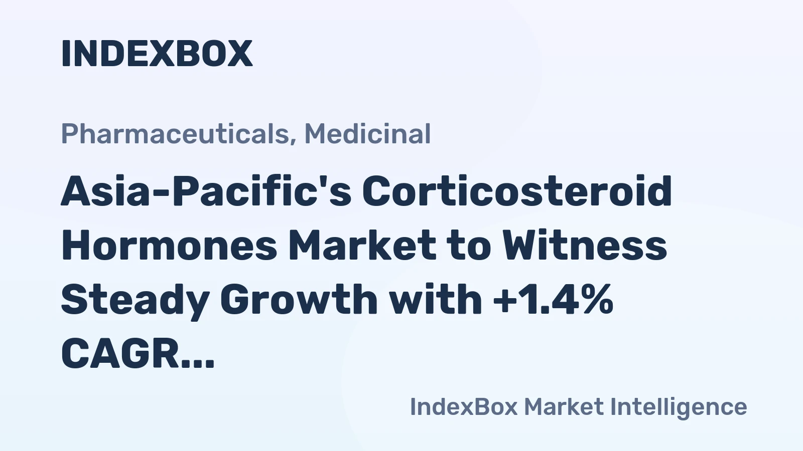 Asia-Pacific's Corticosteroid Hormones Market to Witness Steady Growth with +1.4% CAGR by 2035