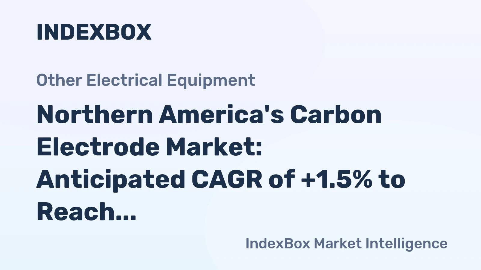 Northern America's Carbon Electrode Market: Anticipated CAGR of +1.5% to Reach $629M by 2035