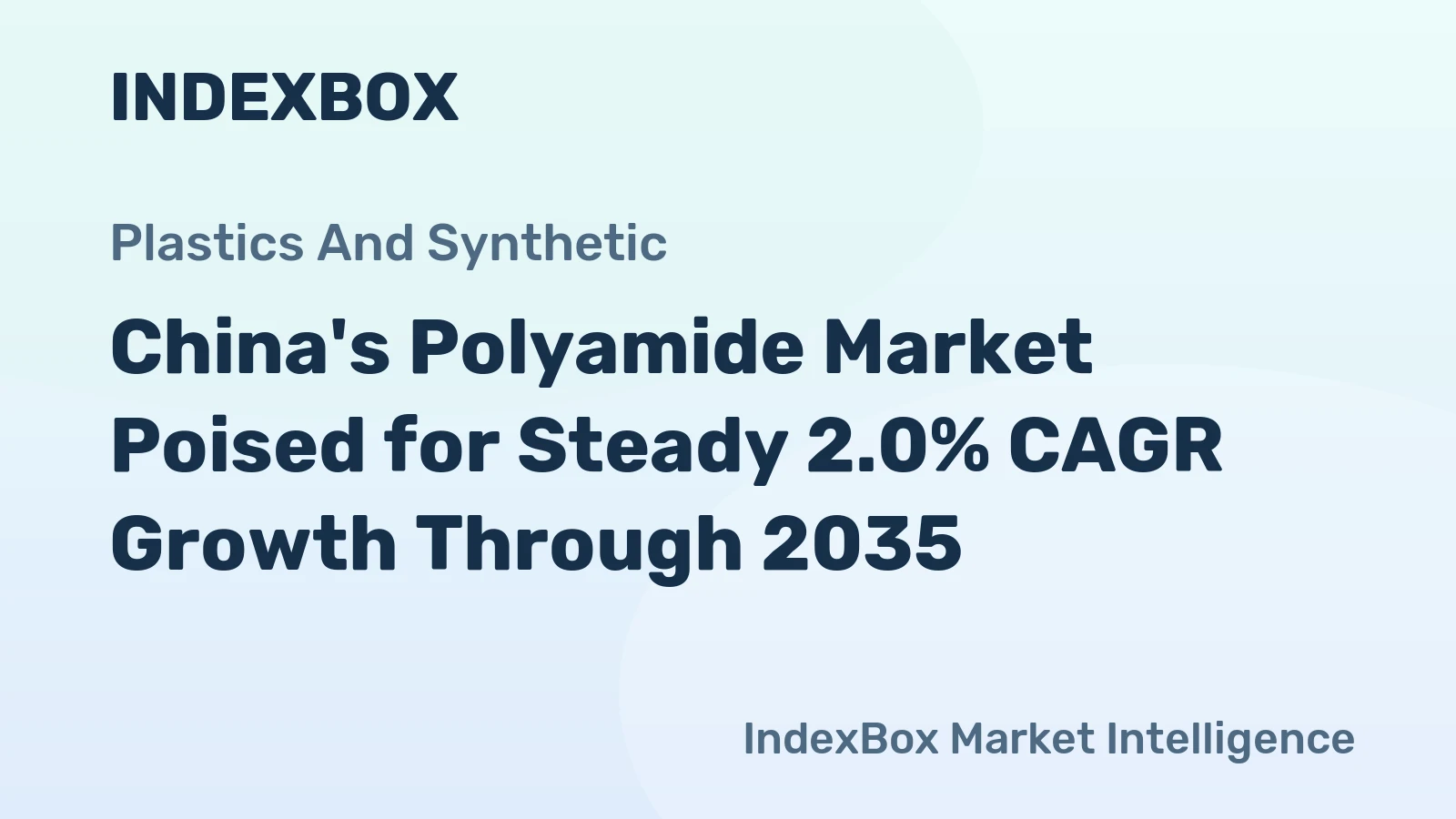 China's Polyamide Market Poised for Steady 2.0% CAGR Growth Through 2035