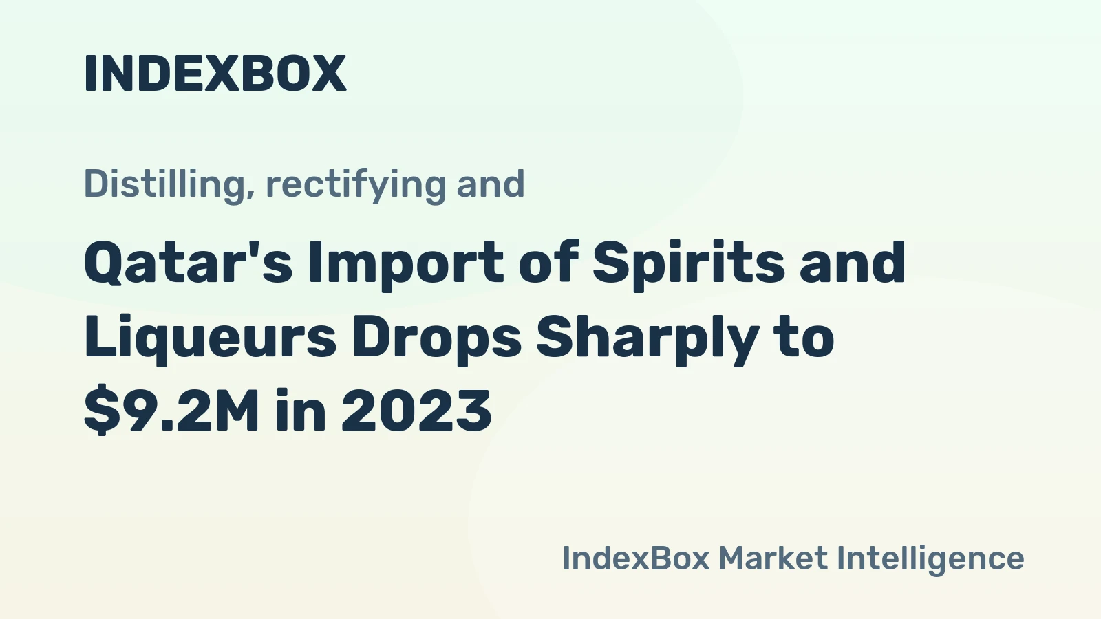 Qatar's Import of Spirits and Liqueurs Drops Sharply to $9.2M in 2023