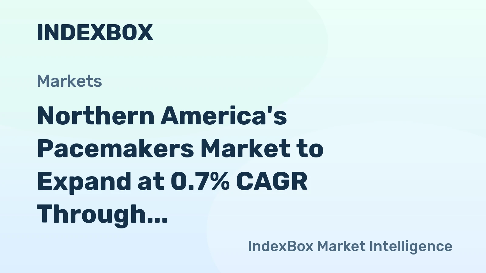 Northern America's Pacemakers Market to Expand at 0.7% CAGR Through 2035