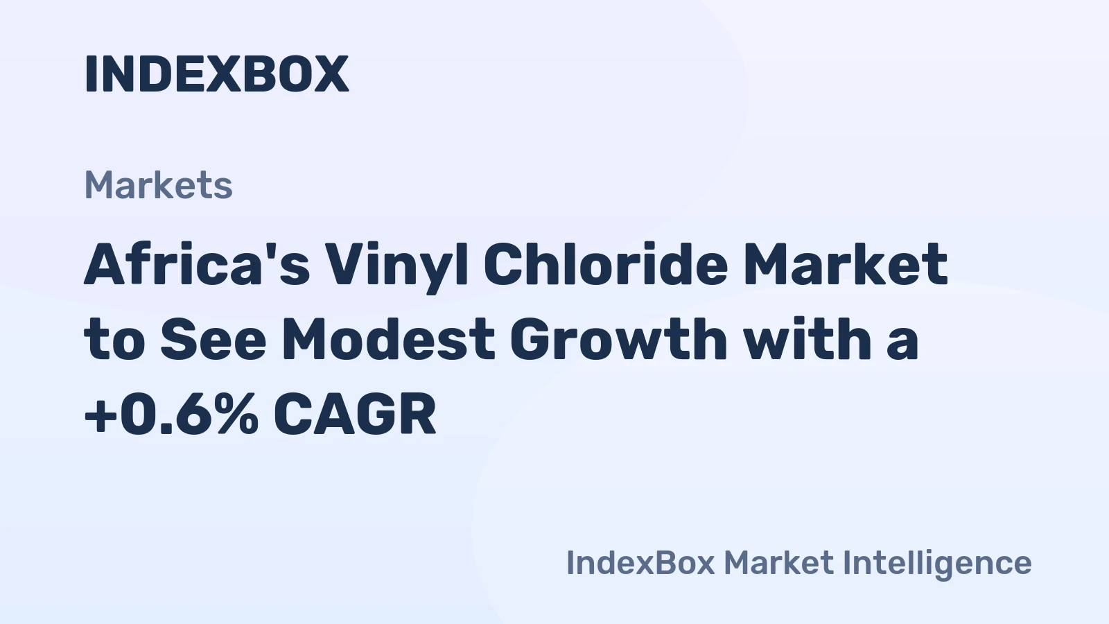 Africa's Vinyl Chloride Market to See Modest Growth with a +0.6% CAGR
