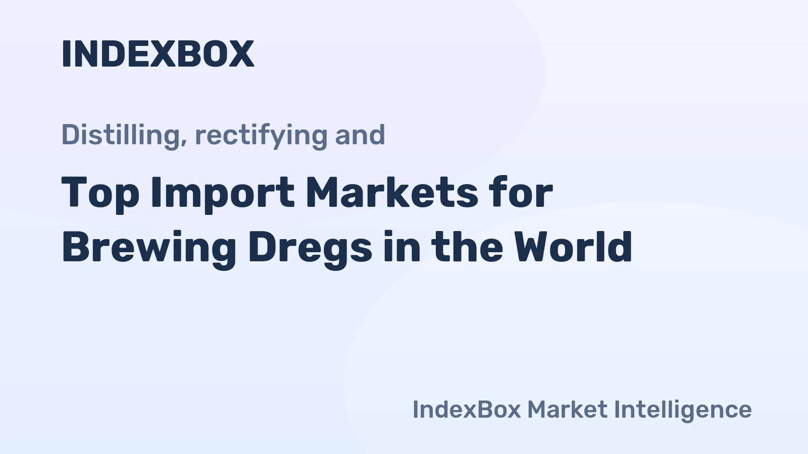 Top Import Markets for Brewing Dregs in the World