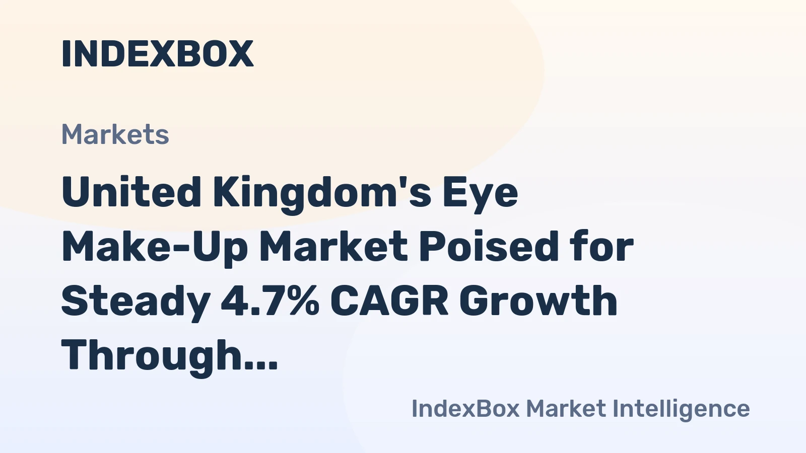 United Kingdom's Eye Make-Up Market Poised for Steady 4.7% CAGR Growth Through 2035
