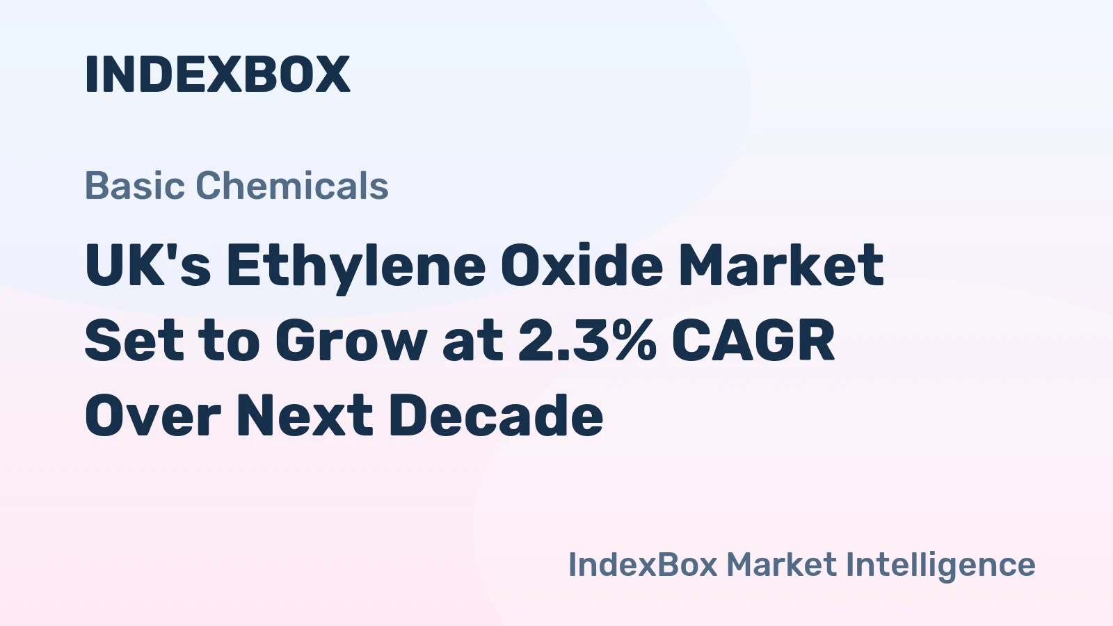 UK's Ethylene Oxide Market Set to Grow at 2.3% CAGR Over Next Decade