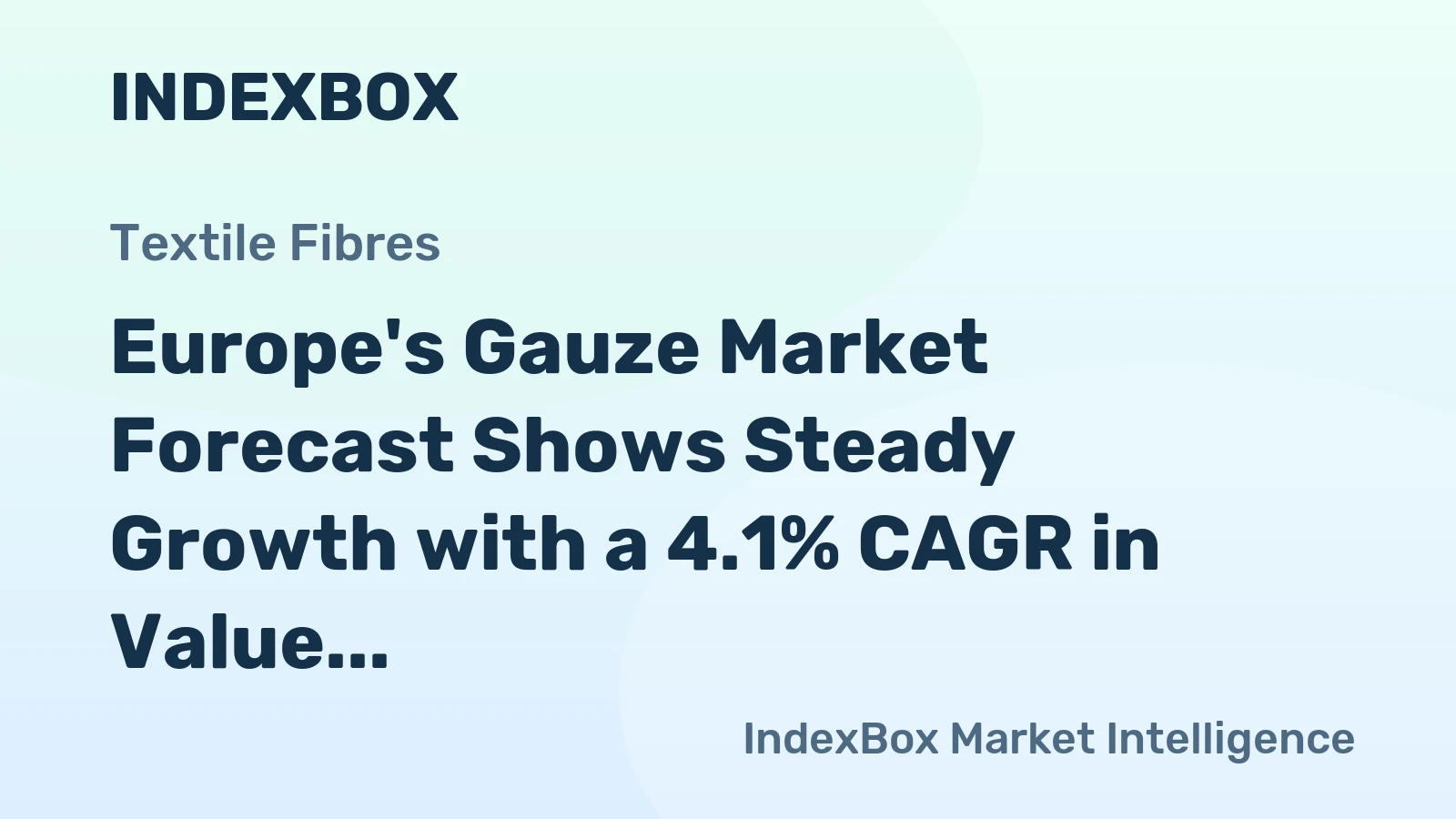 Europe's Gauze Market Forecast Shows Steady Growth with a 4.1% CAGR in Value Through 2035