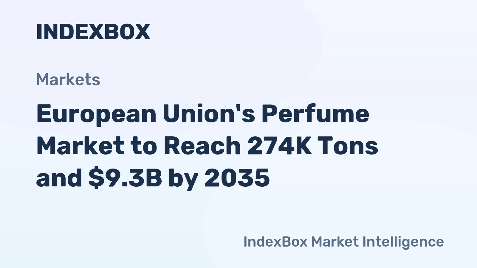 European Union's Perfume Market to Reach 274K Tons and $9.3B by 2035