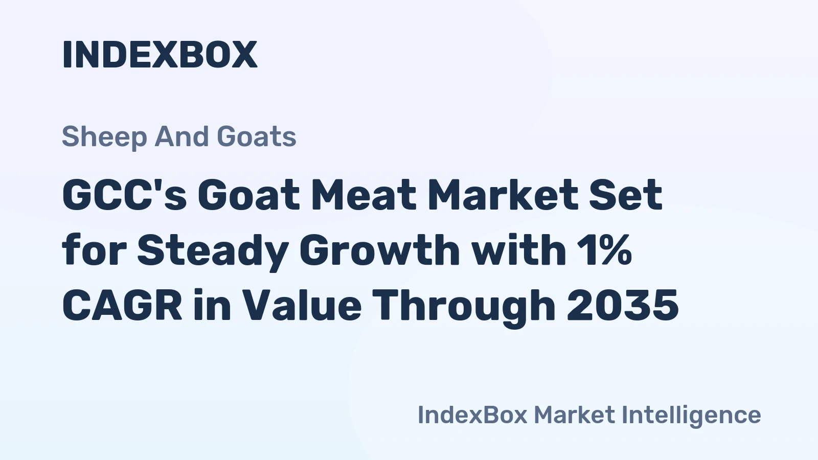 GCC's Goat Meat Market Set for Steady Growth with 1% CAGR in Value Through 2035