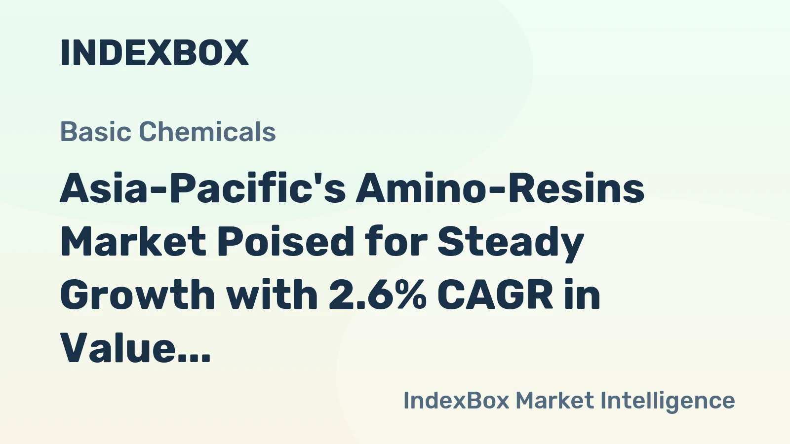 Asia-Pacific's Amino-Resins Market Poised for Steady Growth with 2.6% CAGR in Value Through 2035
