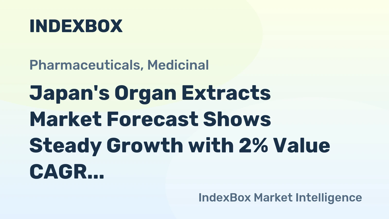 Japan's Organ Extracts Market Forecast Shows Steady Growth with 2% Value CAGR Through 2035