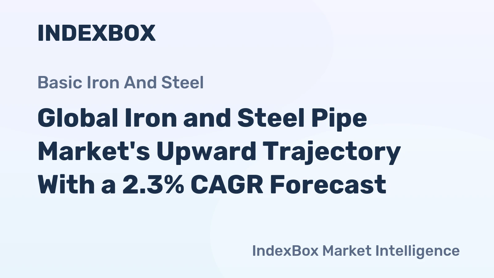 Global Iron and Steel Pipe Market's Upward Trajectory With a 2.3% CAGR Forecast