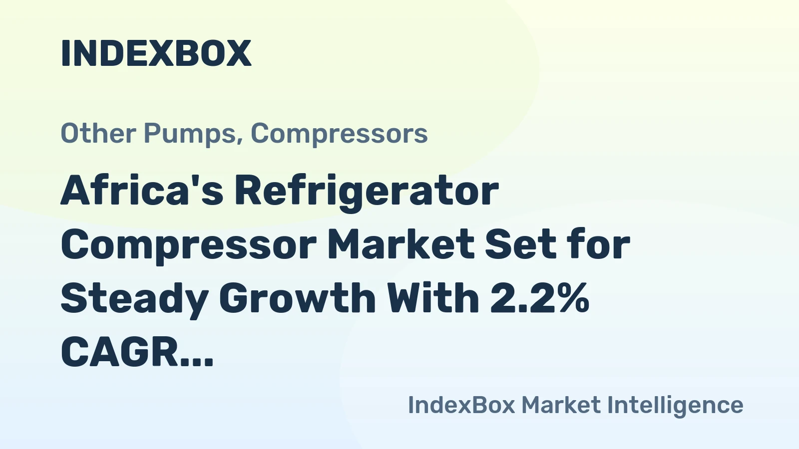 Africa's Refrigerator Compressor Market Set for Steady Growth With 2.2% CAGR Through 2035