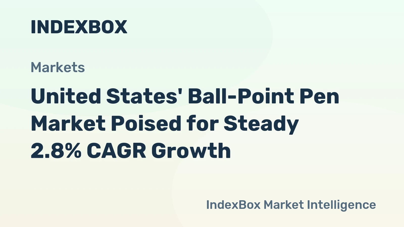 United States' Ball-Point Pen Market Poised for Steady 2.8% CAGR Growth
