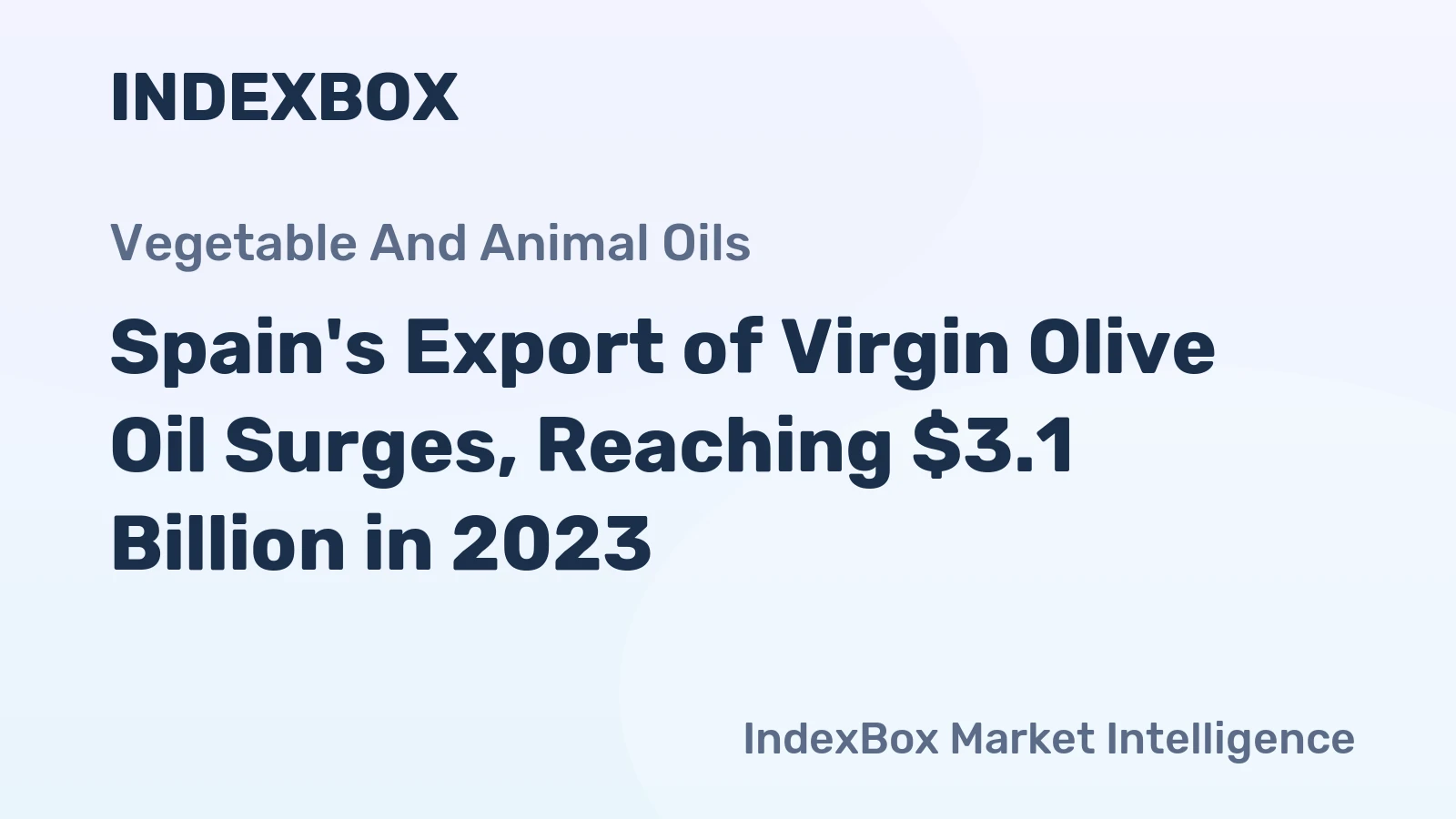 Spain's Export of Virgin Olive Oil Surges, Reaching $3.1 Billion in 2023