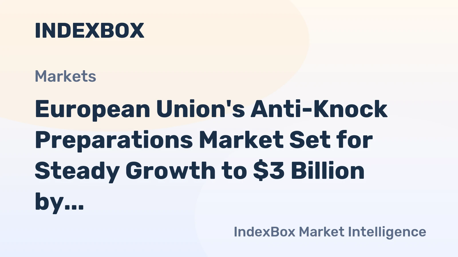 European Union's Anti-Knock Preparations Market Set for Steady Growth to $3 Billion by 2035