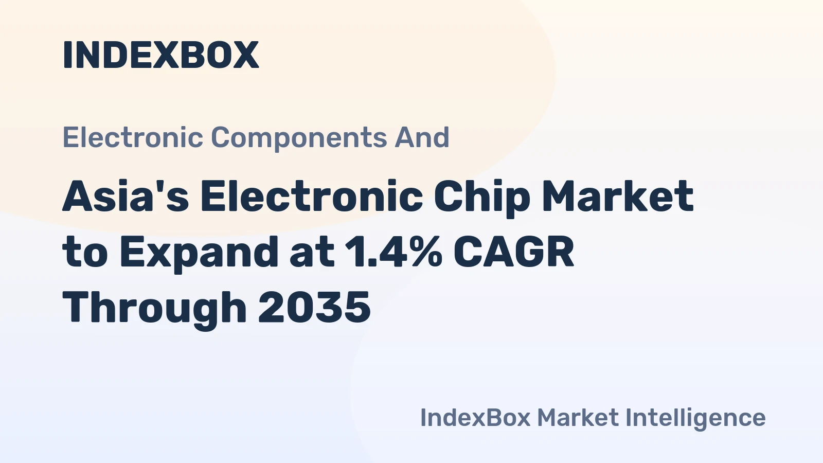 Asia's Electronic Chip Market to Expand at 1.4% CAGR Through 2035