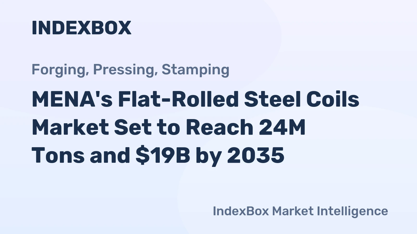 MENA's Flat-Rolled Steel Coils Market Set to Reach 24M Tons and $19B by 2035