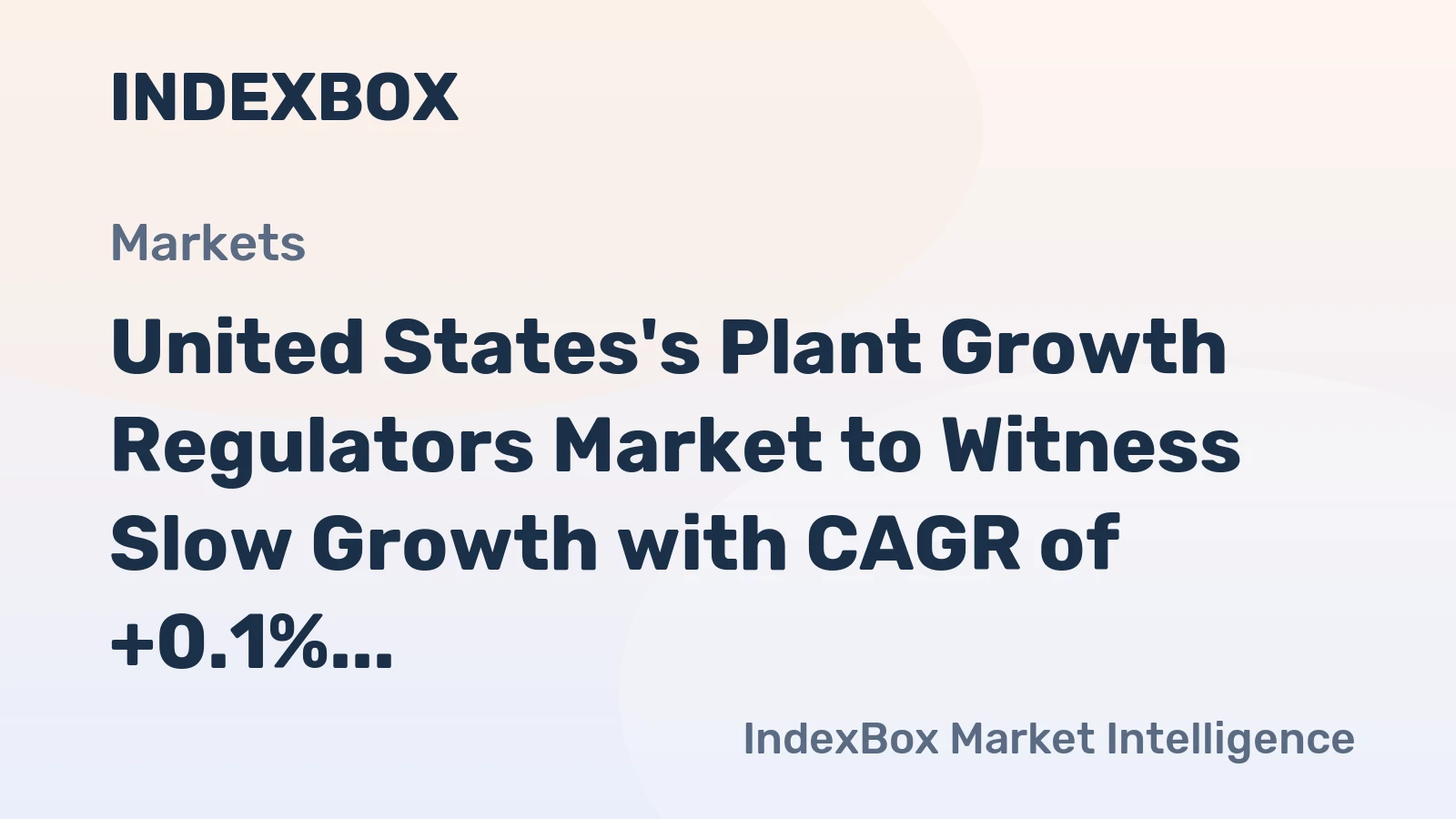 United States's Plant Growth Regulators Market to Witness Slow Growth with CAGR of +0.1% by 2035