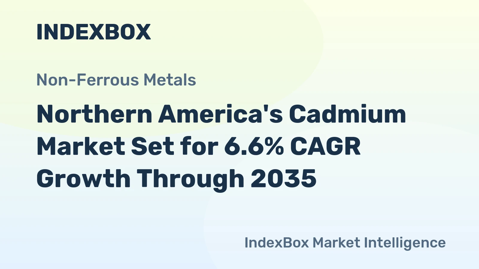 Northern America's Cadmium Market Set for 6.6% CAGR Growth Through 2035