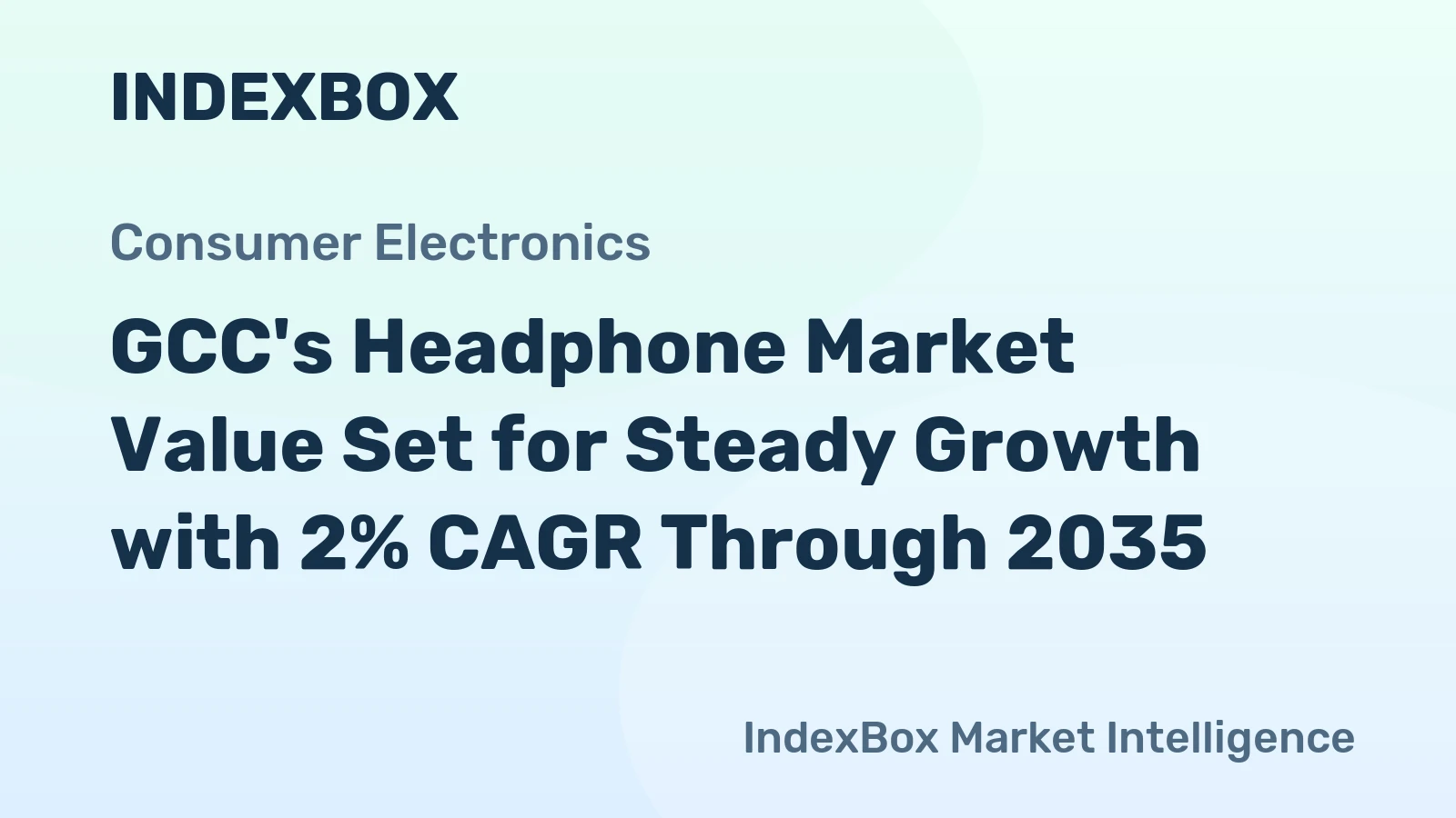 GCC's Headphone Market Value Set for Steady Growth with 2% CAGR Through 2035