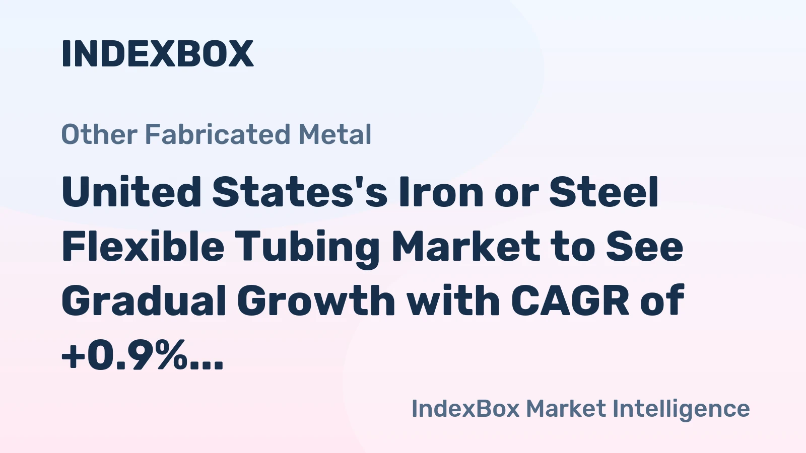 United States's Iron or Steel Flexible Tubing Market to See Gradual Growth with CAGR of +0.9% from 2024 to 2035