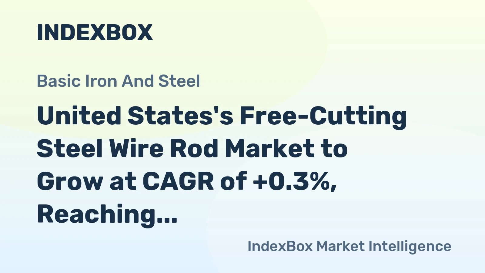 United States's Free-Cutting Steel Wire Rod Market to Grow at CAGR of +0.3%, Reaching $96M by 2035