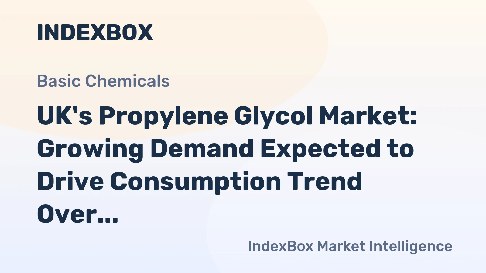 UK's Propylene Glycol Market: Growing Demand Expected to Drive Consumption Trend Over Next Decade, Reaching 131K tons by 2035