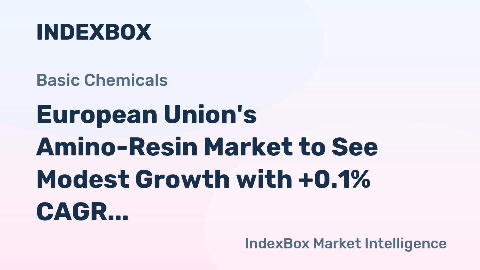 European Union's Amino-Resin Market to See Modest Growth with +0.1% CAGR from 2024 to 2035