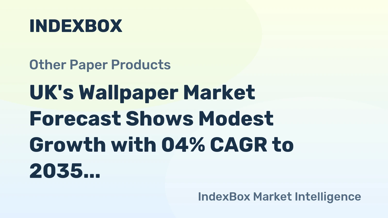 UK's Wallpaper Market Forecast Shows Modest Growth with 04% CAGR to 2035