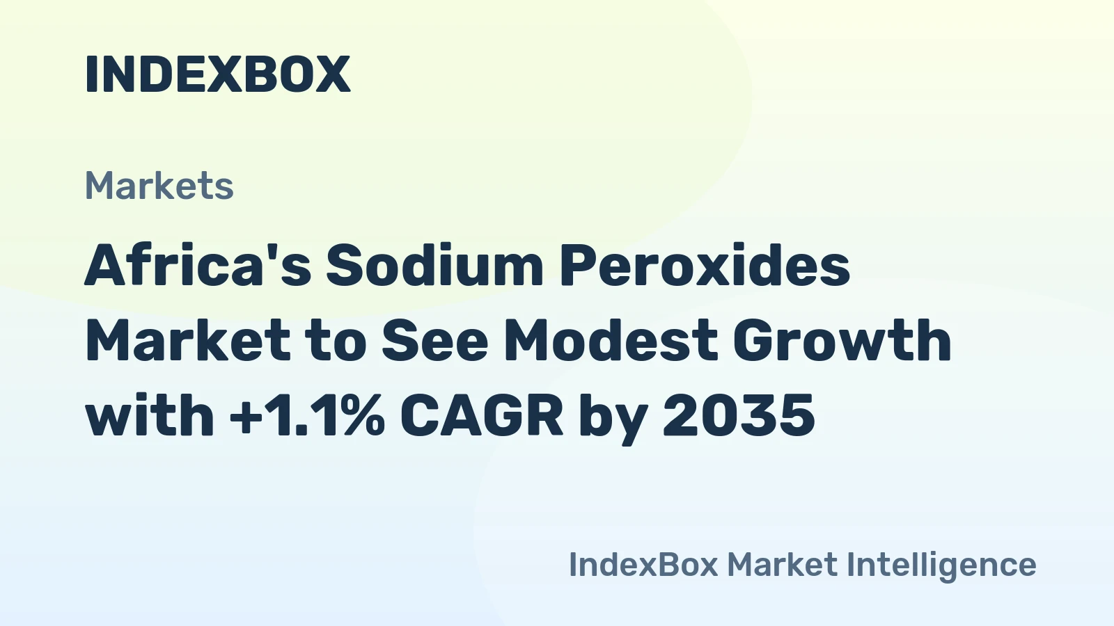 Africa's Sodium Peroxides Market to See Modest Growth with +1.1% CAGR by 2035