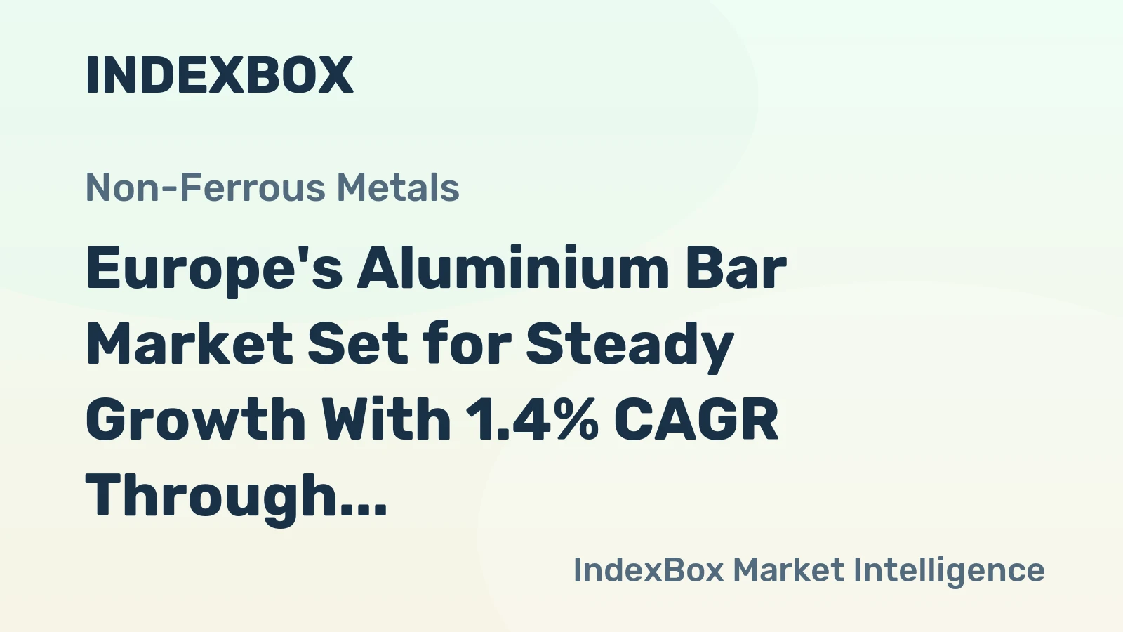 Europe's Aluminium Bar Market Set for Steady Growth With 1.4% CAGR Through 2035