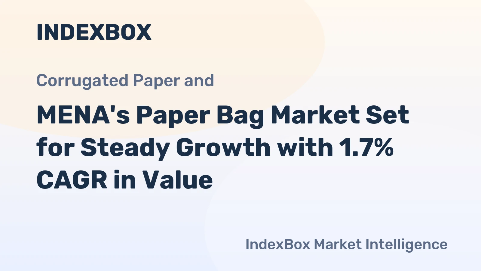 MENA's Paper Bag Market Set for Steady Growth with 1.7% CAGR in Value