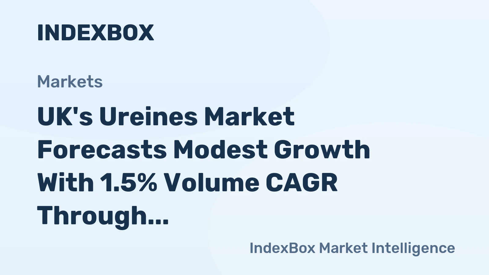 UK's Ureines Market Forecasts Modest Growth With 1.5% Volume CAGR Through 2035