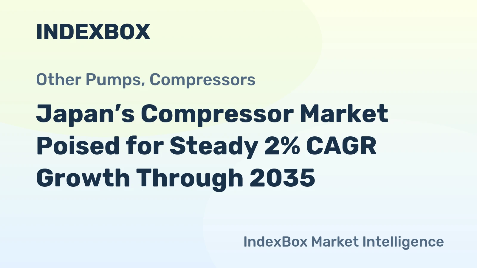 Japan’s Compressor Market Poised for Steady 2% CAGR Growth Through 2035