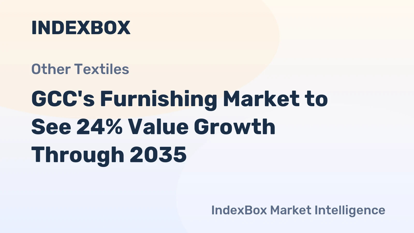GCC's Furnishing Market to See 24% Value Growth Through 2035