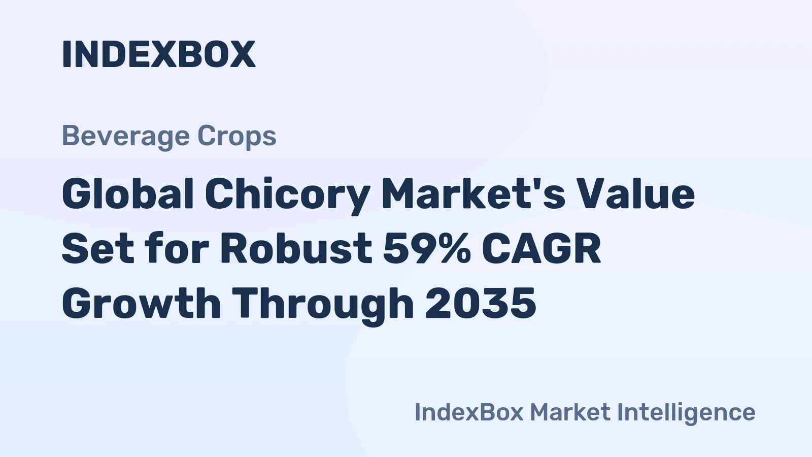 Global Chicory Market's Value Set for Robust 59% CAGR Growth Through 2035