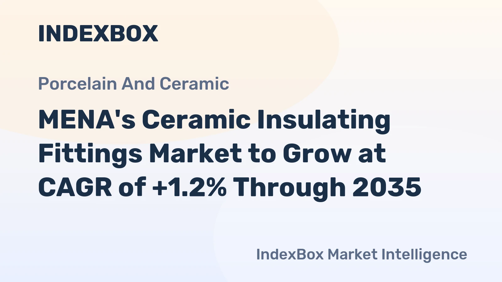 MENA's Ceramic Insulating Fittings Market to Grow at CAGR of +1.2% Through 2035