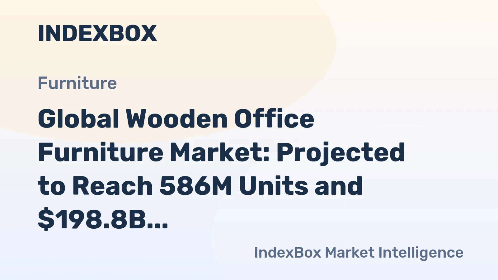 Global Wooden Office Furniture Market: Projected to Reach 586M Units and $198.8B by 2035