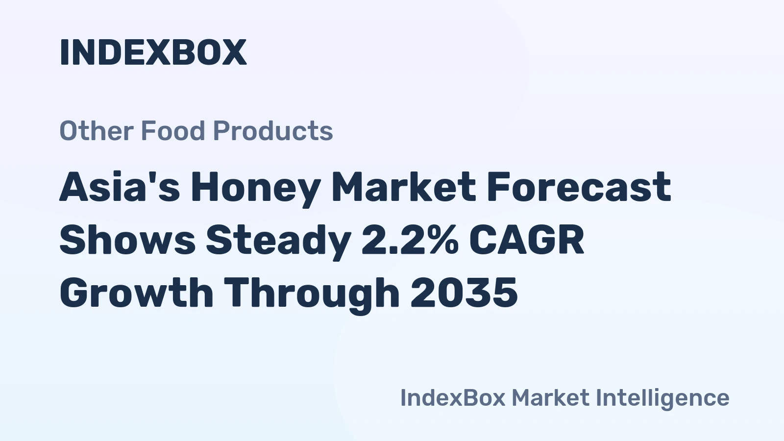 Asia's Honey Market Forecast Shows Steady 2.2% CAGR Growth Through 2035