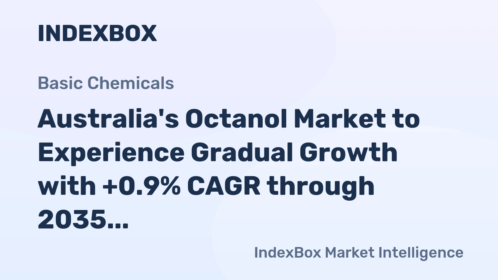 Australia's Octanol Market to Experience Gradual Growth with +0.9% CAGR through 2035